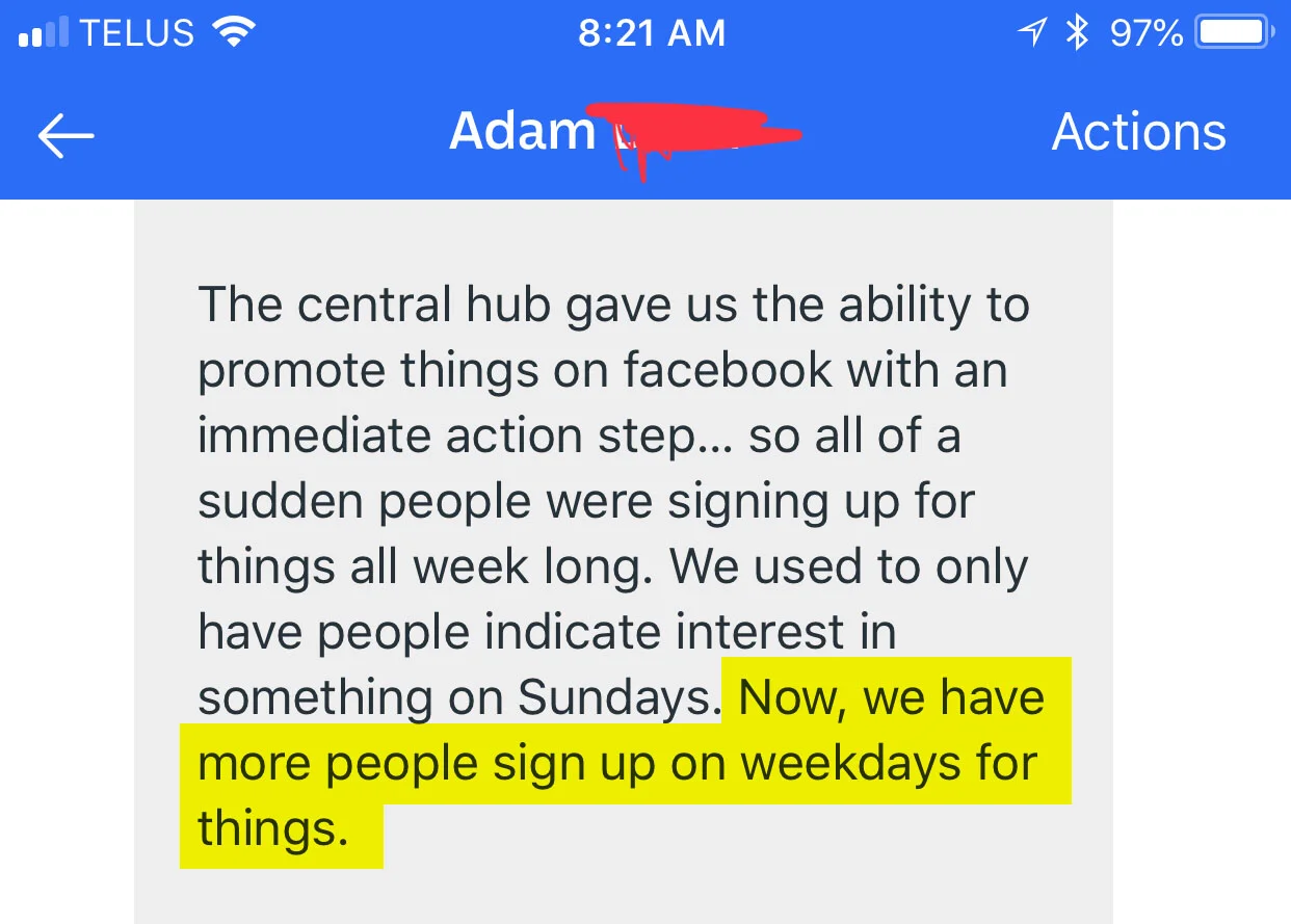 The Central Hub: How To Boost Church Signups By 53%