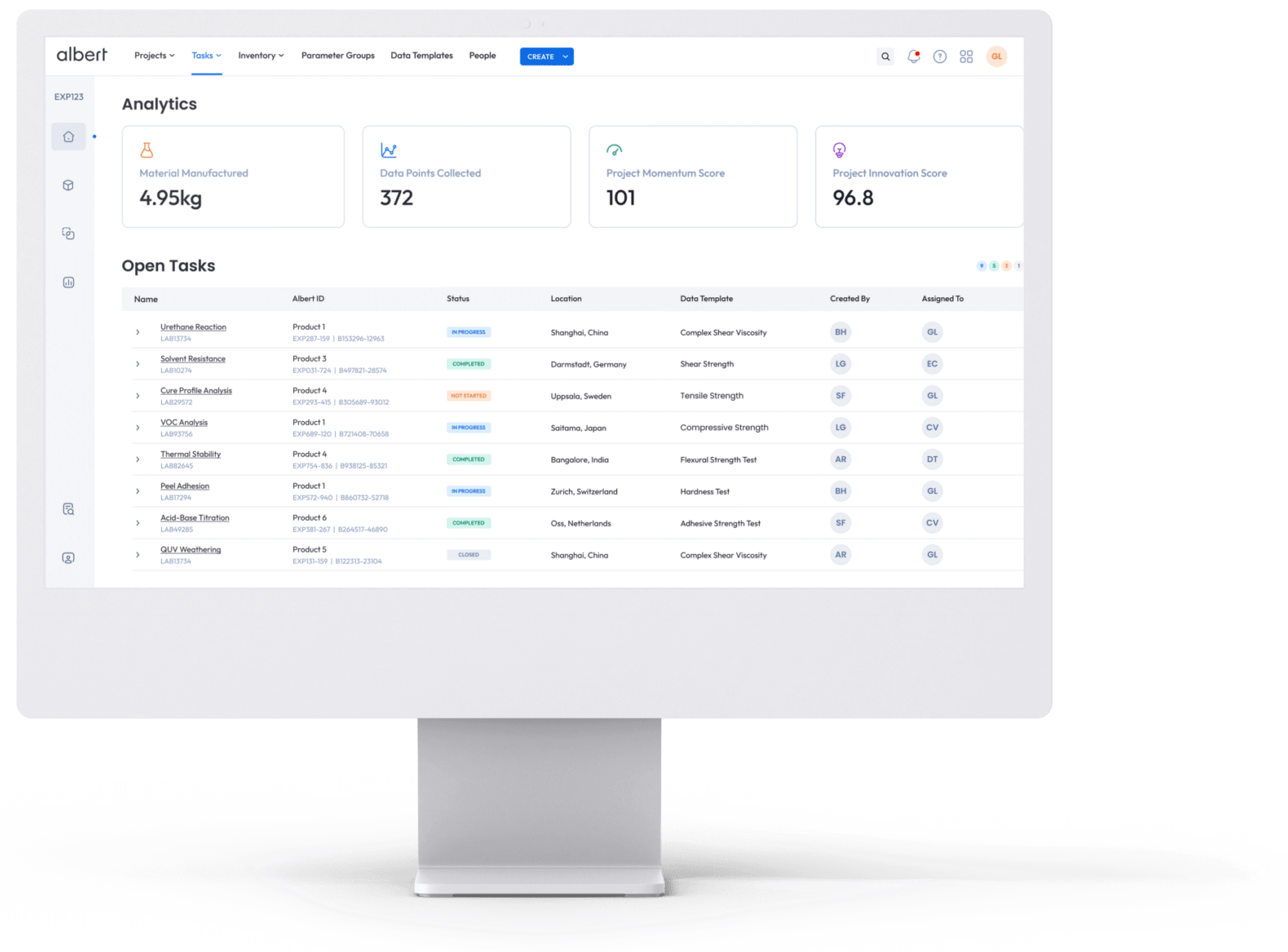 Albert Experiments - Albert Invent