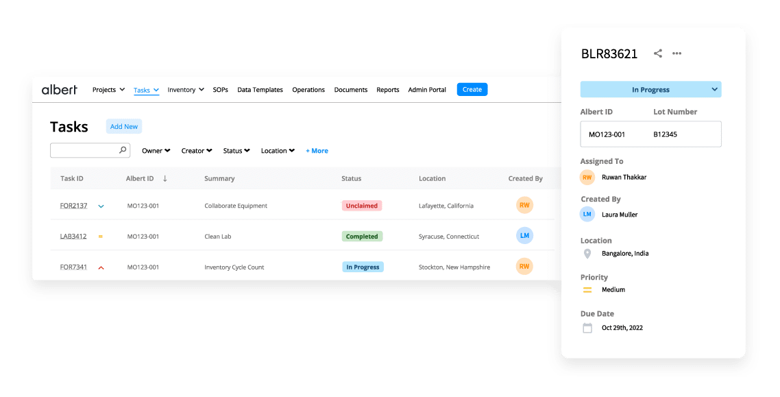 Albert: Helping Lab Technicians Keep Experiments on Track - Albert Invent