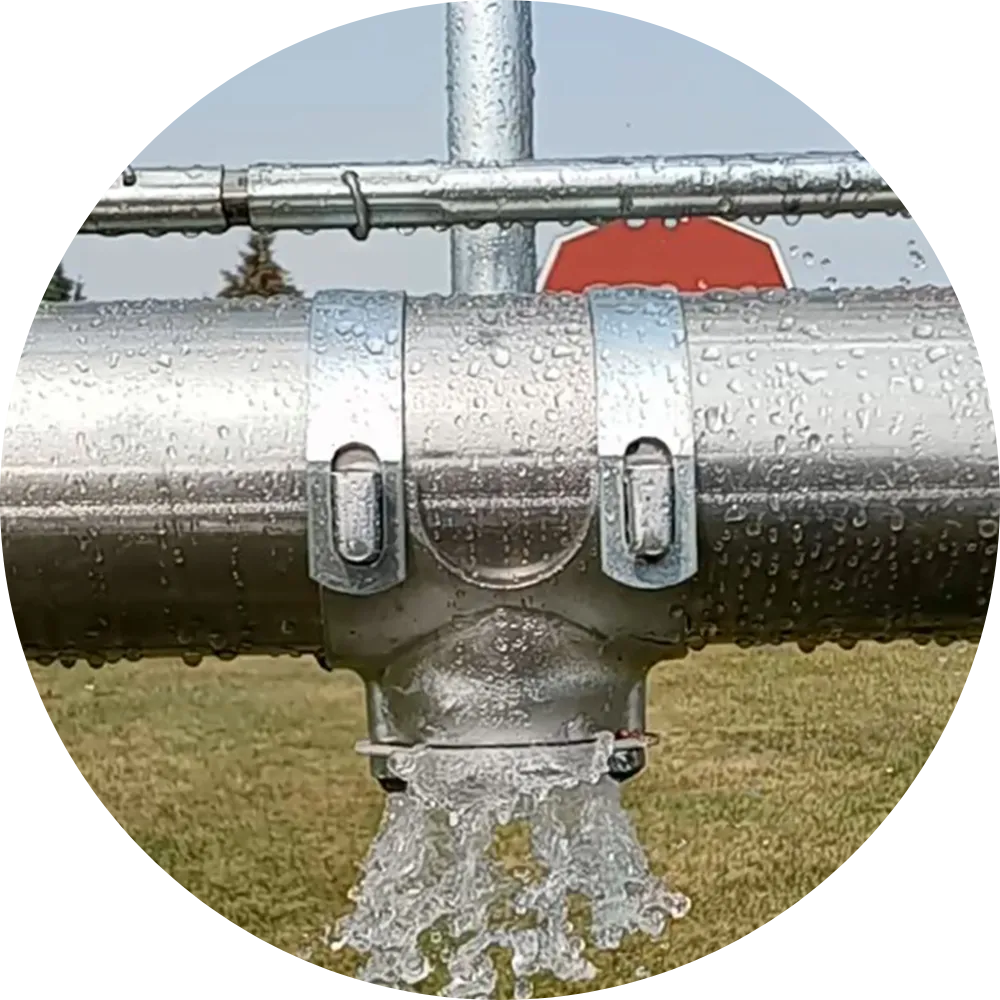 Wheel line Irrigation System Made in USA | Thunderbird