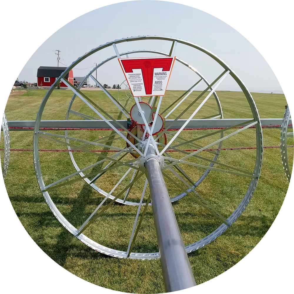 Wheel line Irrigation System Made in USA | Thunderbird