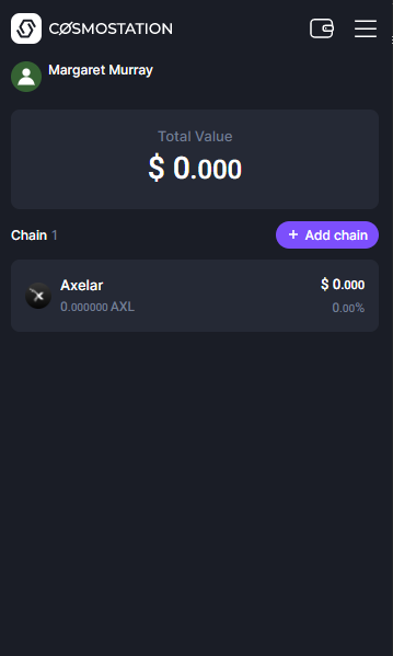How to Set Up Cosmostation Wallet for Axelar (AXL) Token | Axelar Blog