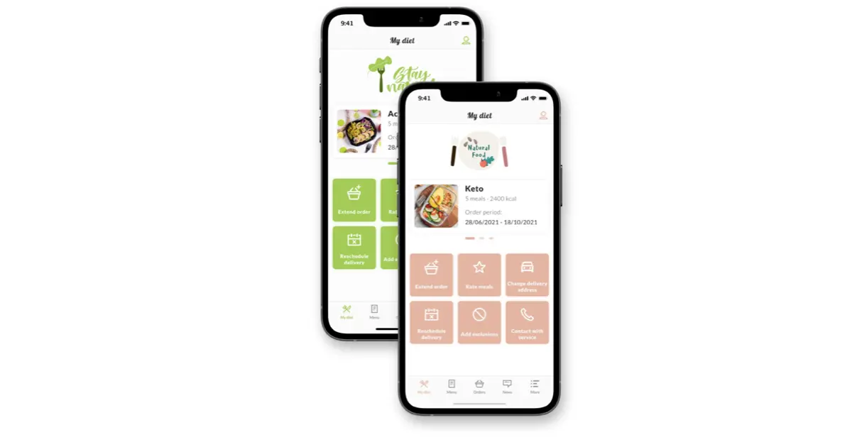 NutriBot: Mobile Apps for meal prep business clients