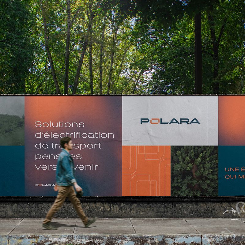 Polara logo, graphisme et site web - Projets - Agence Nabi