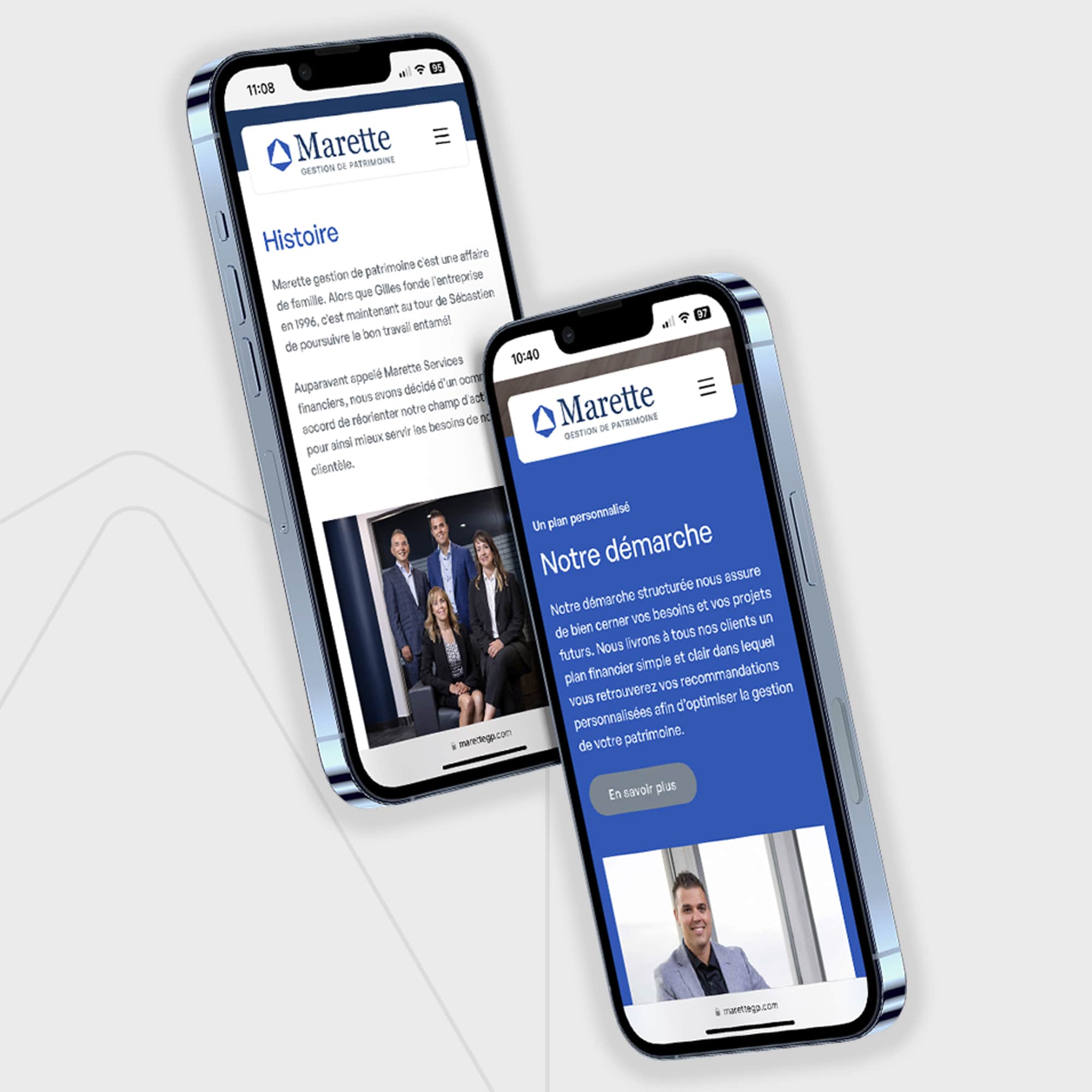 Marette logo, graphisme et site web - Projets - Agence Nabi