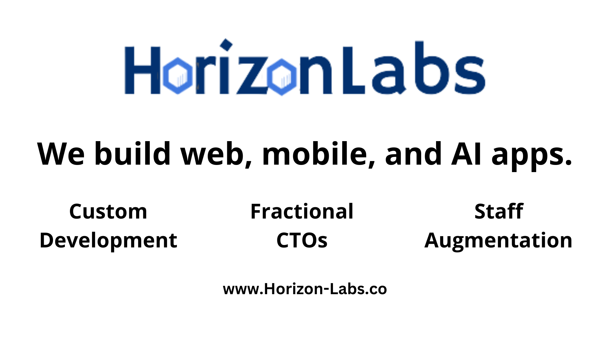 Horizon-Labs.co - Custom App Development & Fractional CTOs