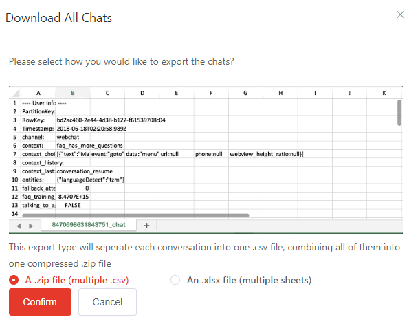 Downloading Live Chat History - Knowledge Base