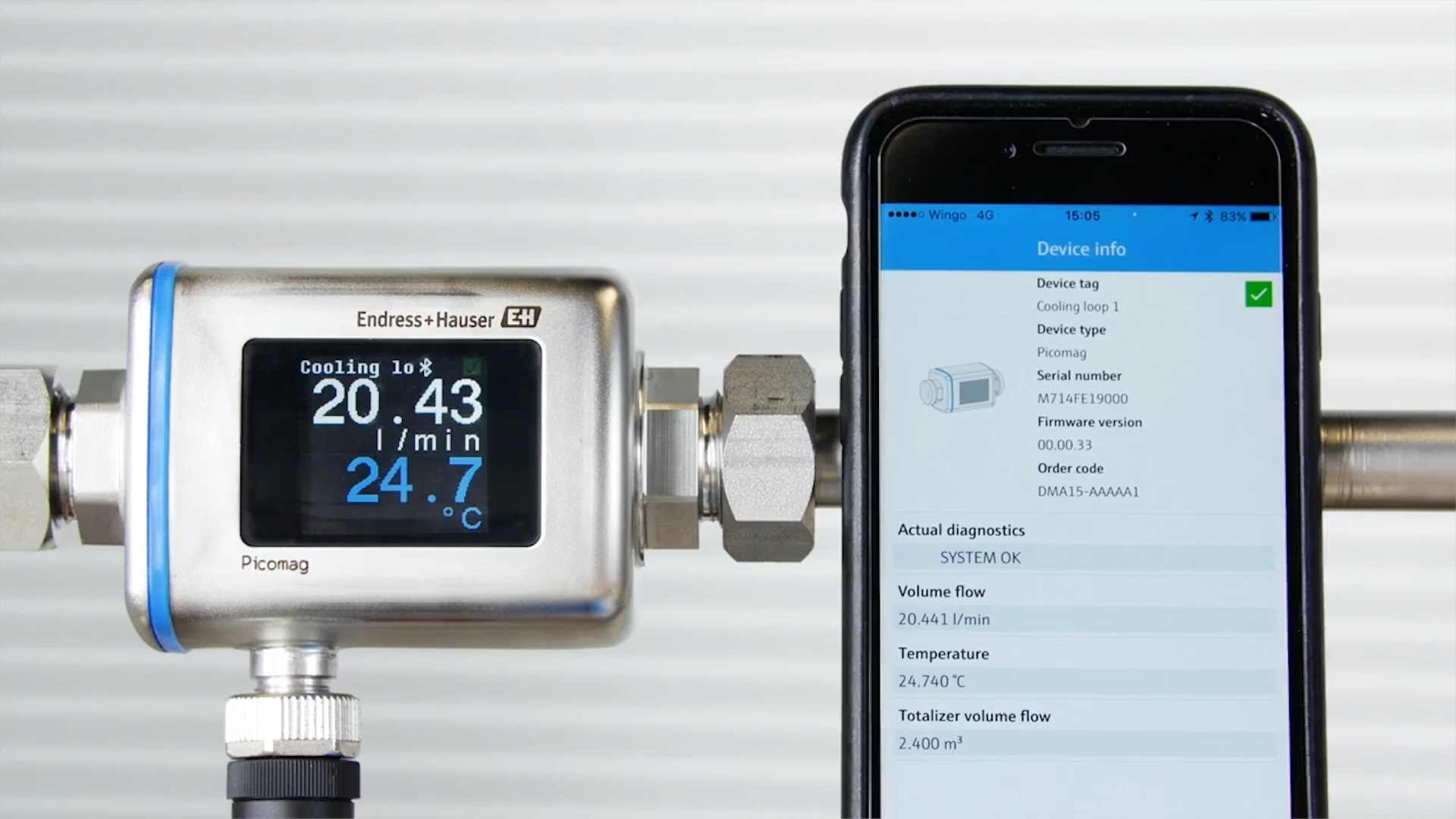 How to Setup an Endress+Hauser Picomag Flow Meter - RealPars
