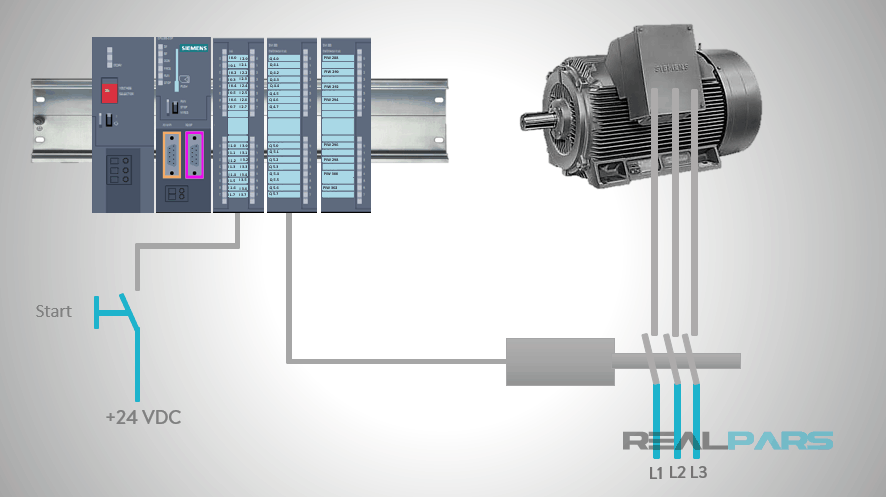 Star-Delta Starter PLC Program and Wiring - Part 2 - RealPars