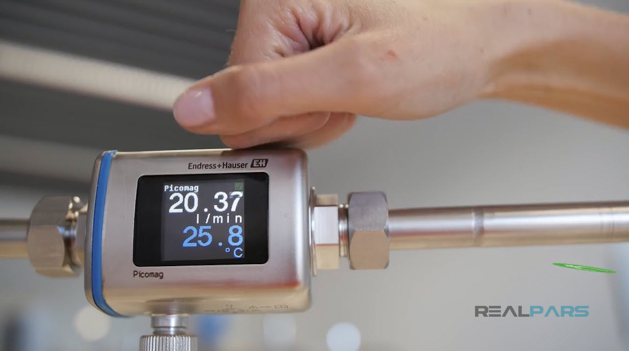 How to Setup an Endress+Hauser Picomag Flow Meter - RealPars