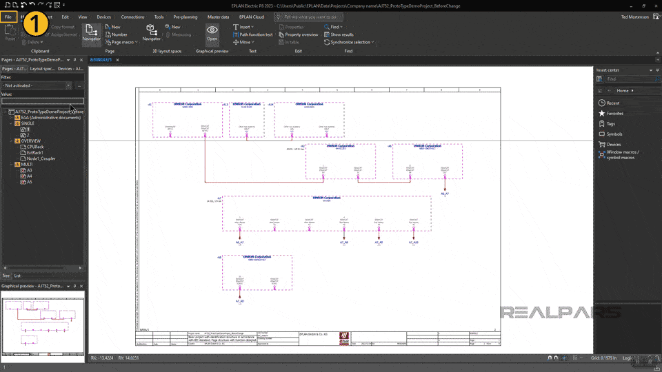 From Electrical Design to Automation: Importing EPLAN Electric P8 into Sysmac Studio - RealPars