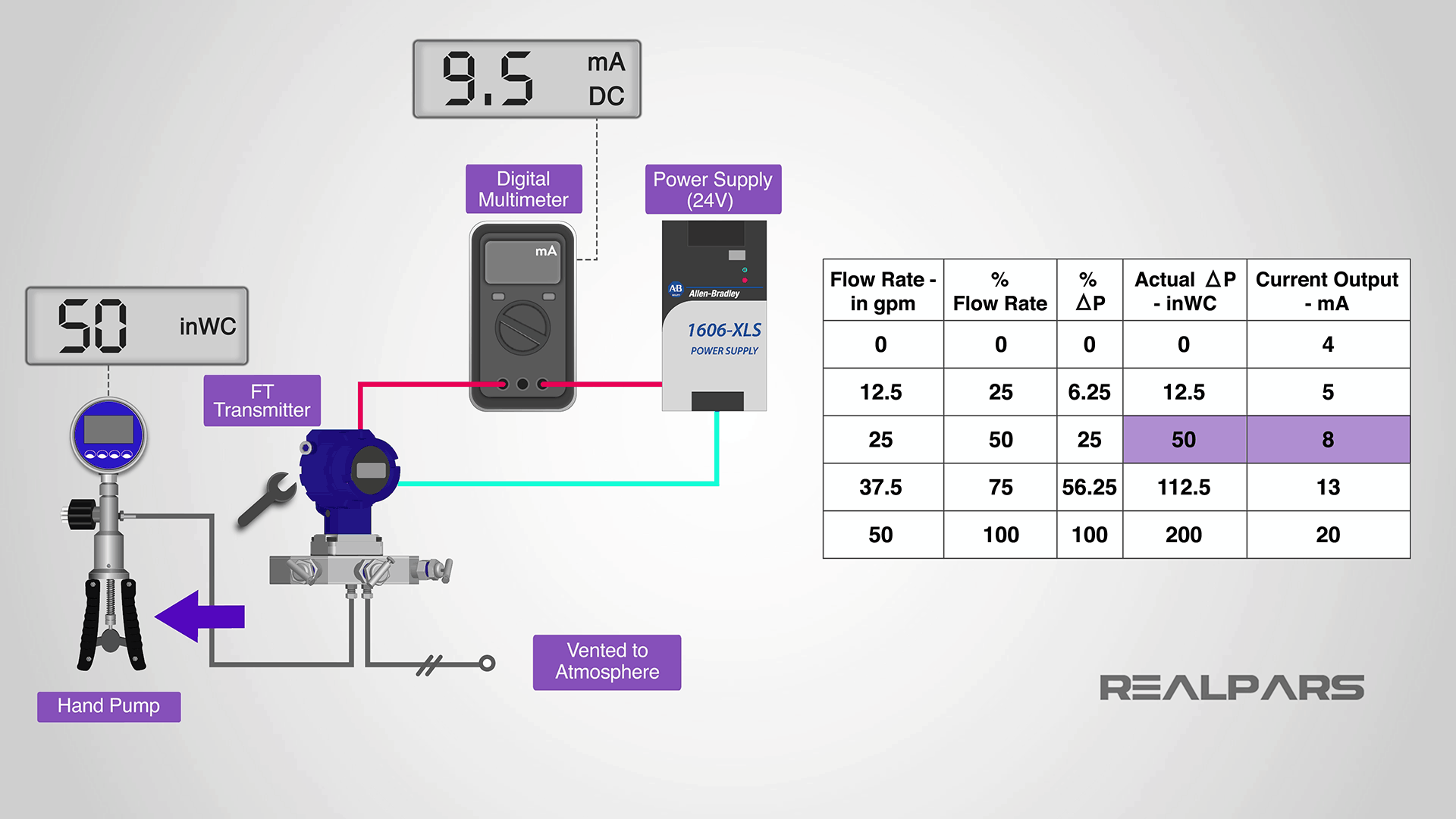 DP Flow Transmitter Testing and Re-Calibration - RealPars