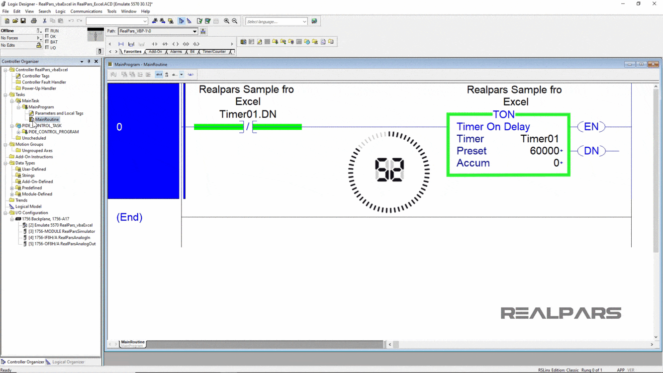 How to Configure Excel READ Communication from PLC (DDE) - RealPars
