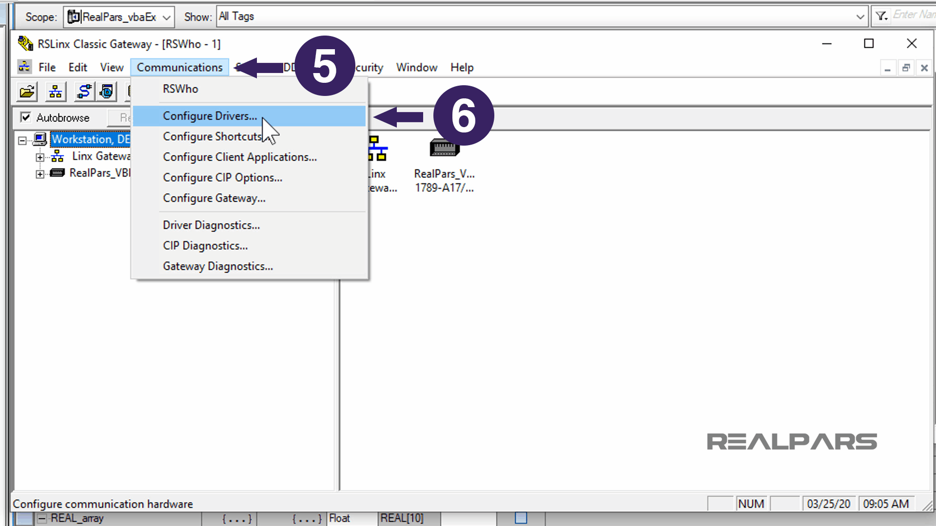 How to Configure Excel WRITE Communication to PLC (VBA) - RealPars