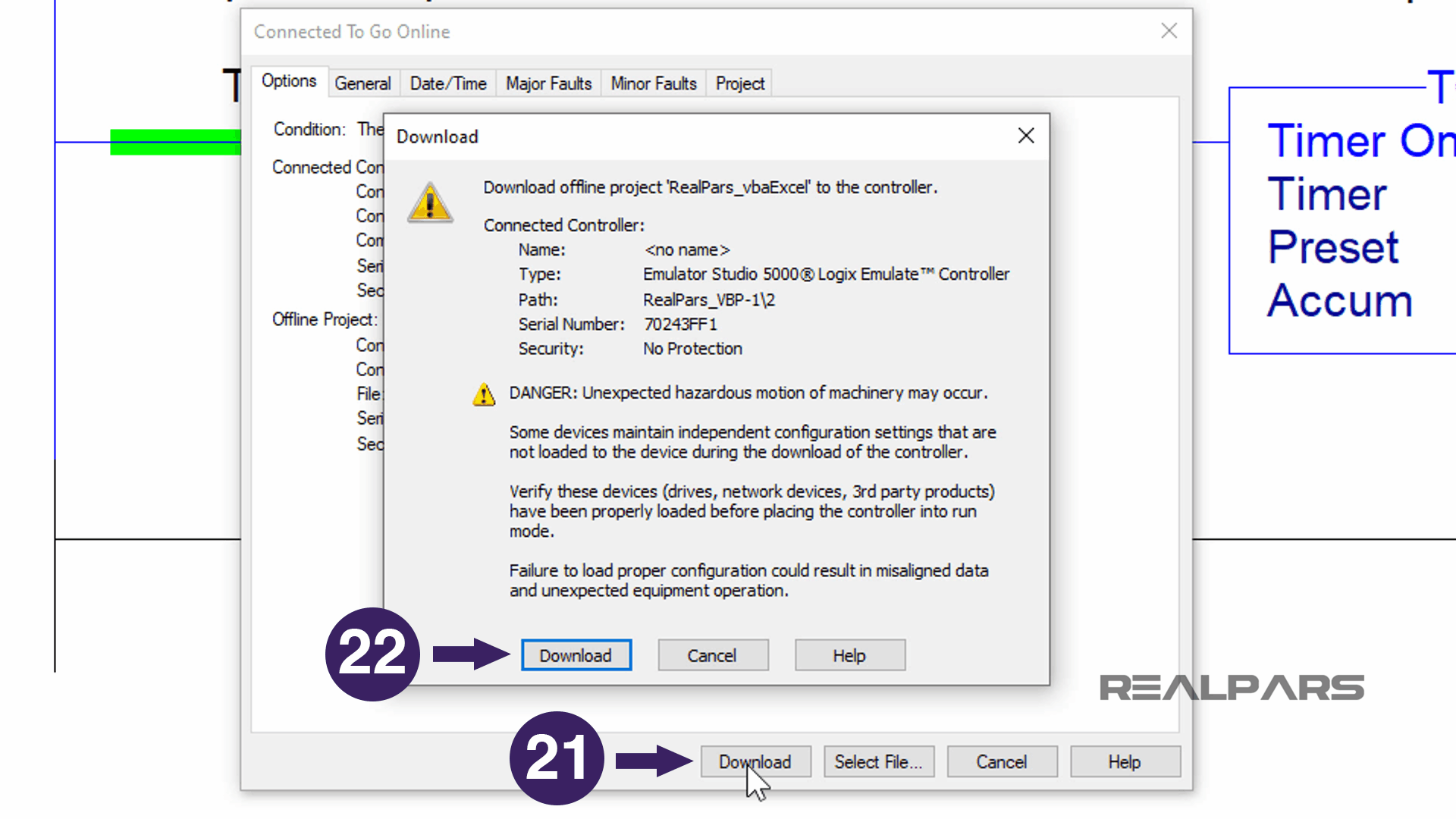 How to Configure Excel READ Communication from PLC (DDE) - RealPars