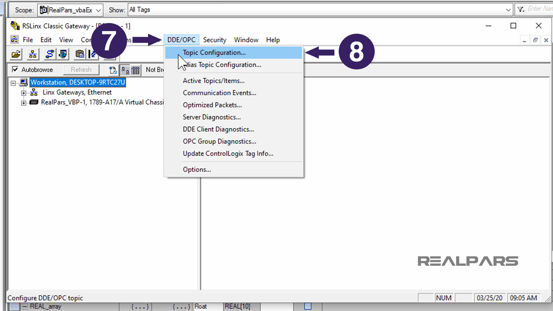 How to Configure Excel WRITE Communication to PLC (VBA) - RealPars