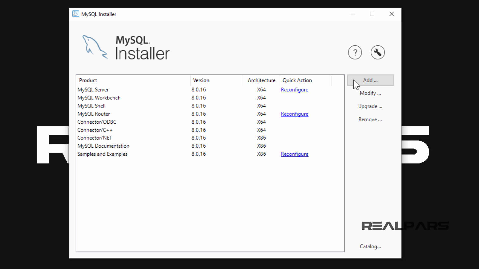 How to Install MySQL and Import a Sample Database (PART 1 of 8) - RealPars