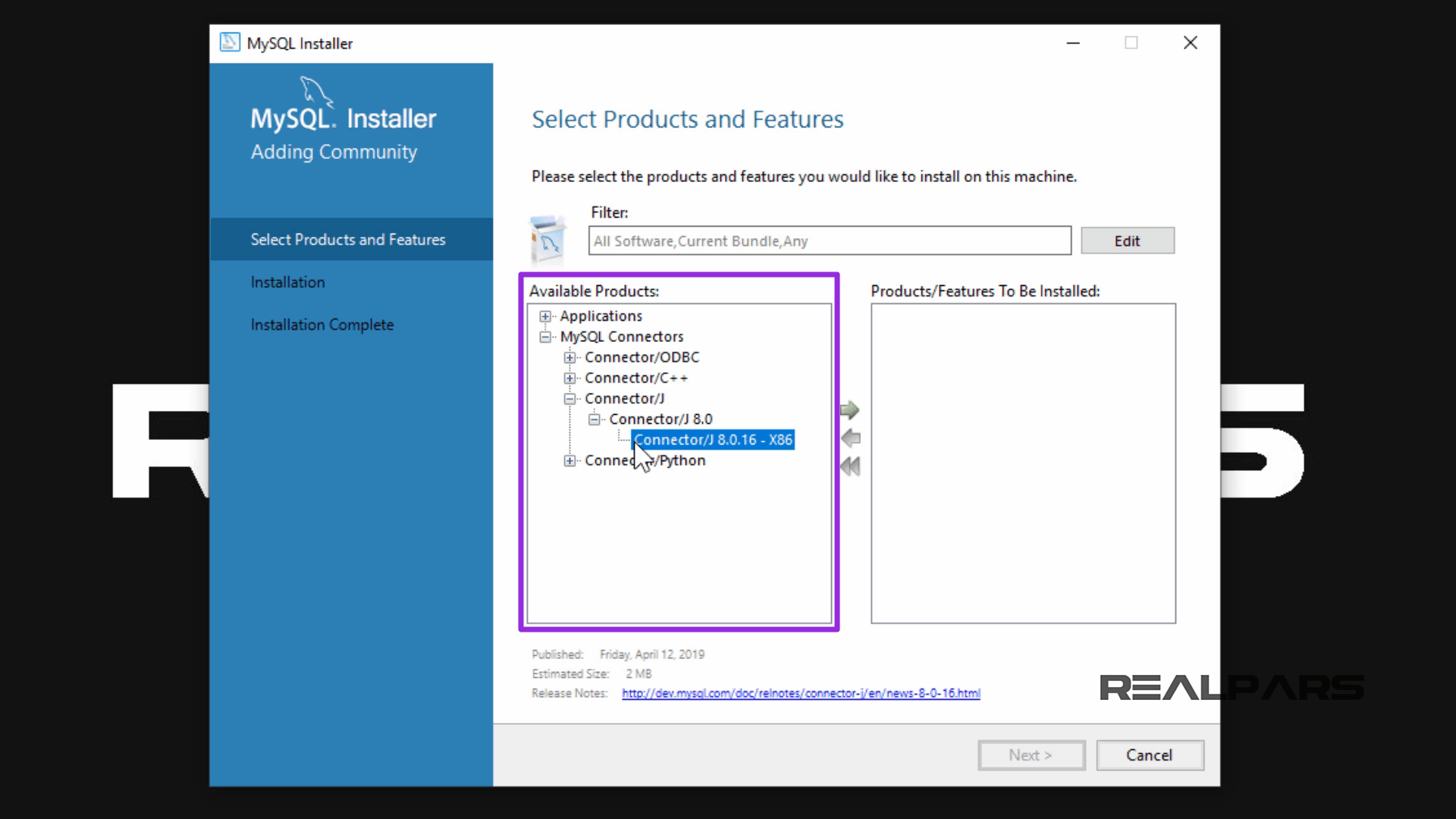 How to Install MySQL and Import a Sample Database (PART 1 of 8) - RealPars