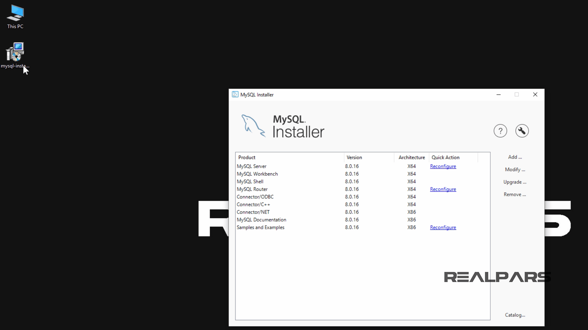 How to Install MySQL and Import a Sample Database (PART 1 of 8) - RealPars