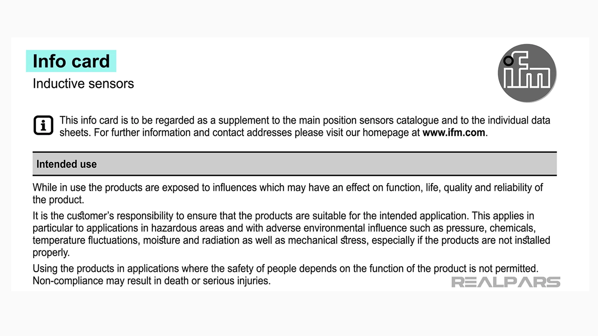 How to Read a Datasheet - RealPars