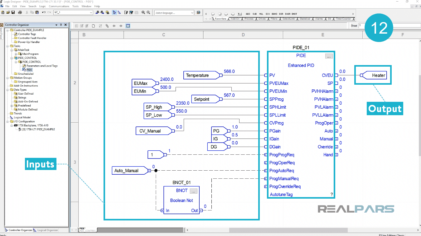 How to Program a Basic PID Loop in ControlLogix - RealPars