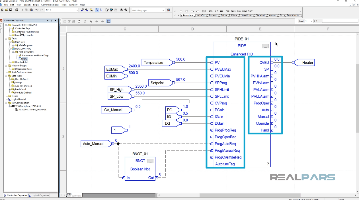 How to Program a Basic PID Loop in ControlLogix - RealPars