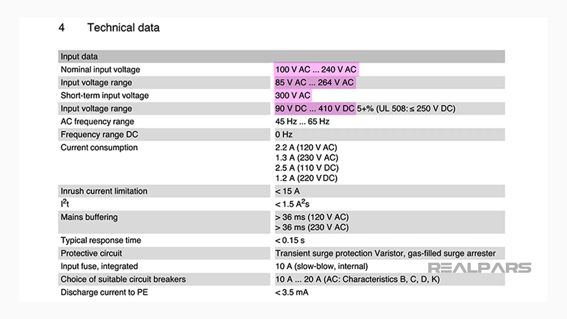How to Read a Datasheet - RealPars