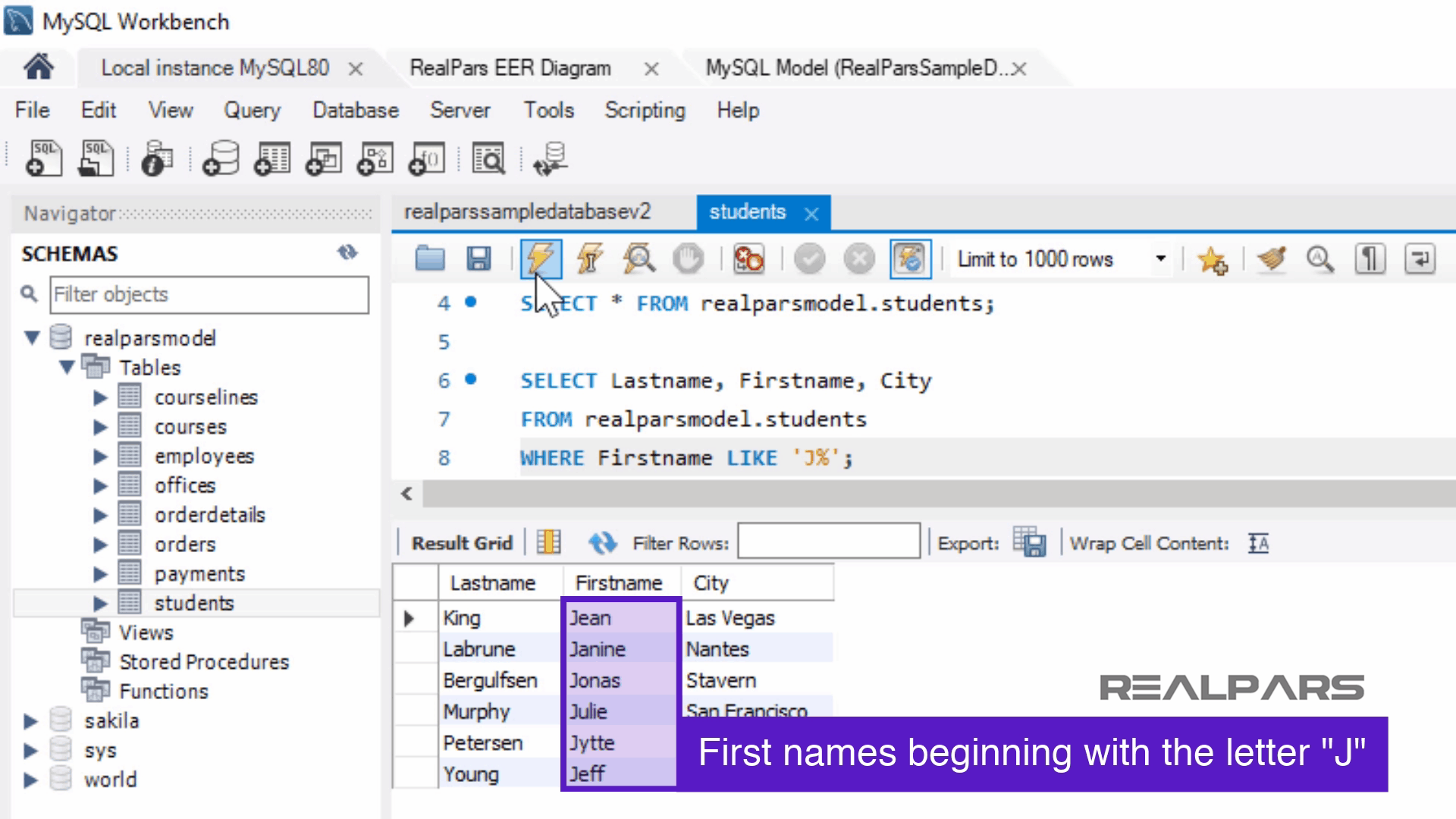 What are SQL Where and Like Statements Basics? (PART 3 of 8) - RealPars