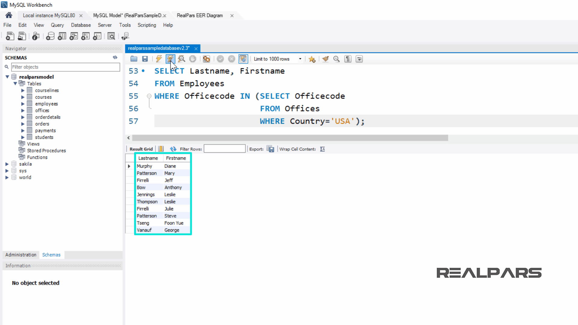 What are the SQL Subquery and Exists Clause? (Part 6 of 8) - RealPars