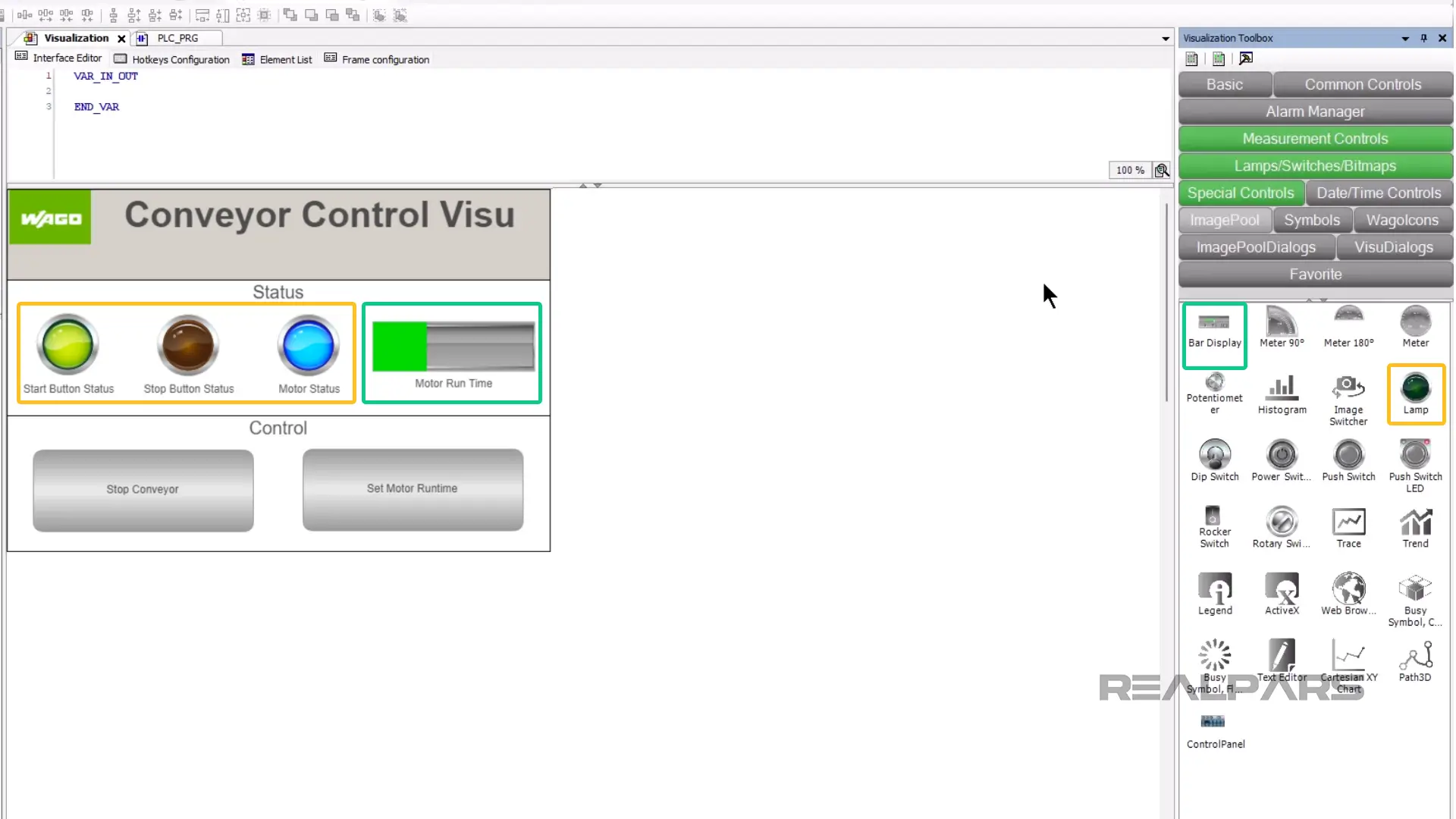 Using CODESYS with HMI Interfaces - RealPars