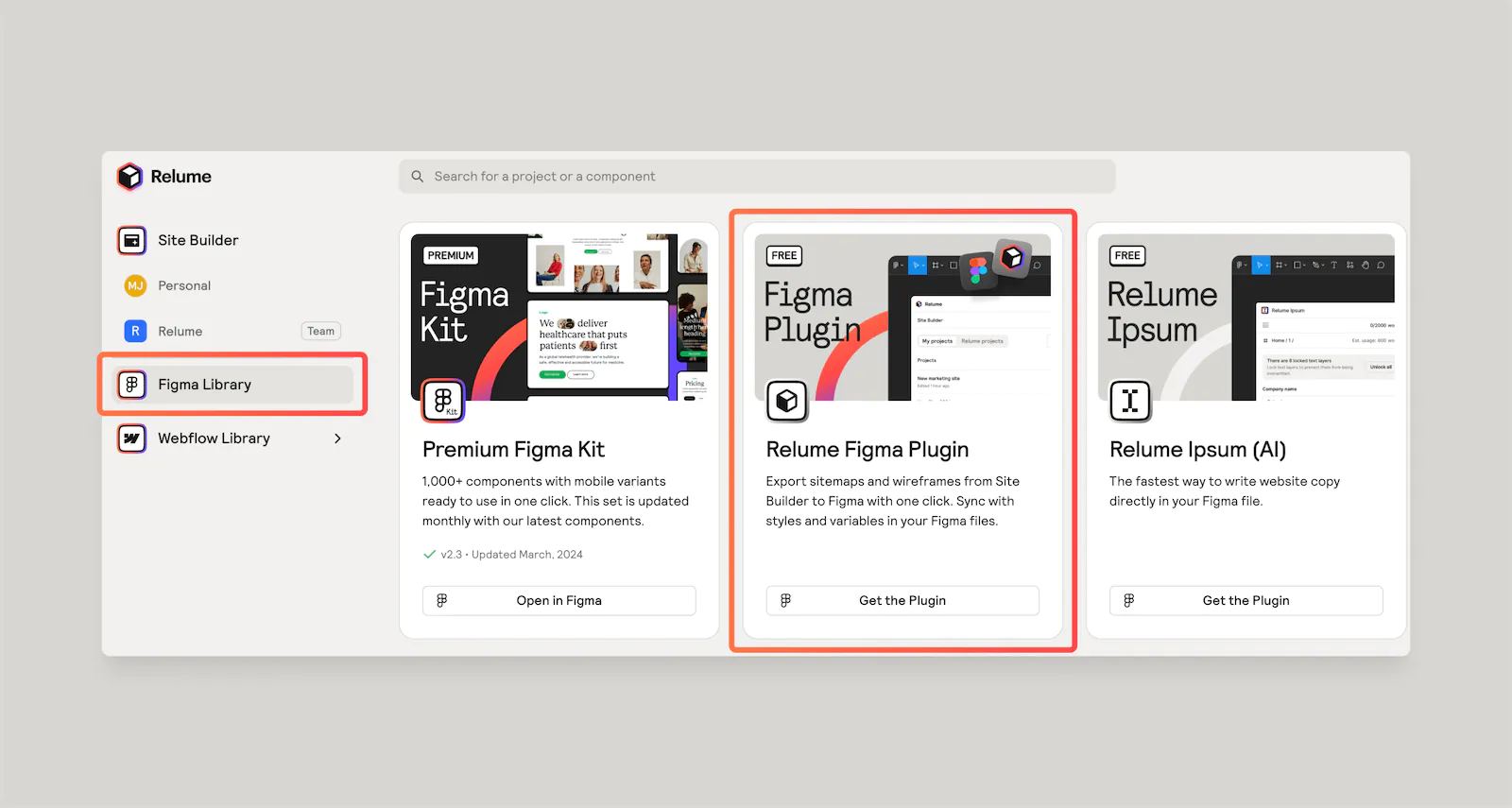 Using the Relume Figma Plugin | Relume Resources