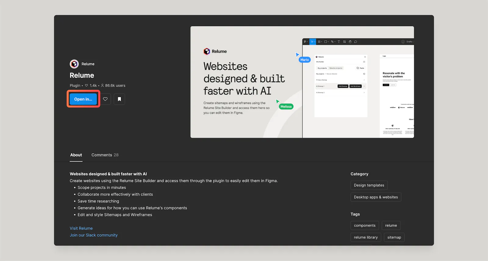 Using the Relume Figma Plugin | Relume Resources