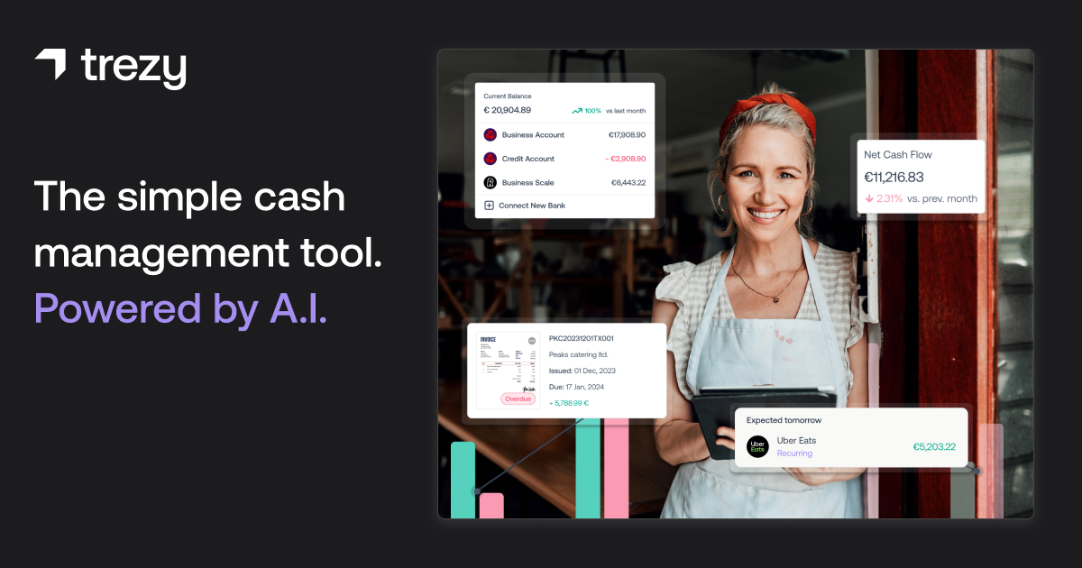Trezy | The Simple Cash Flow Tool - Powered by A.I.