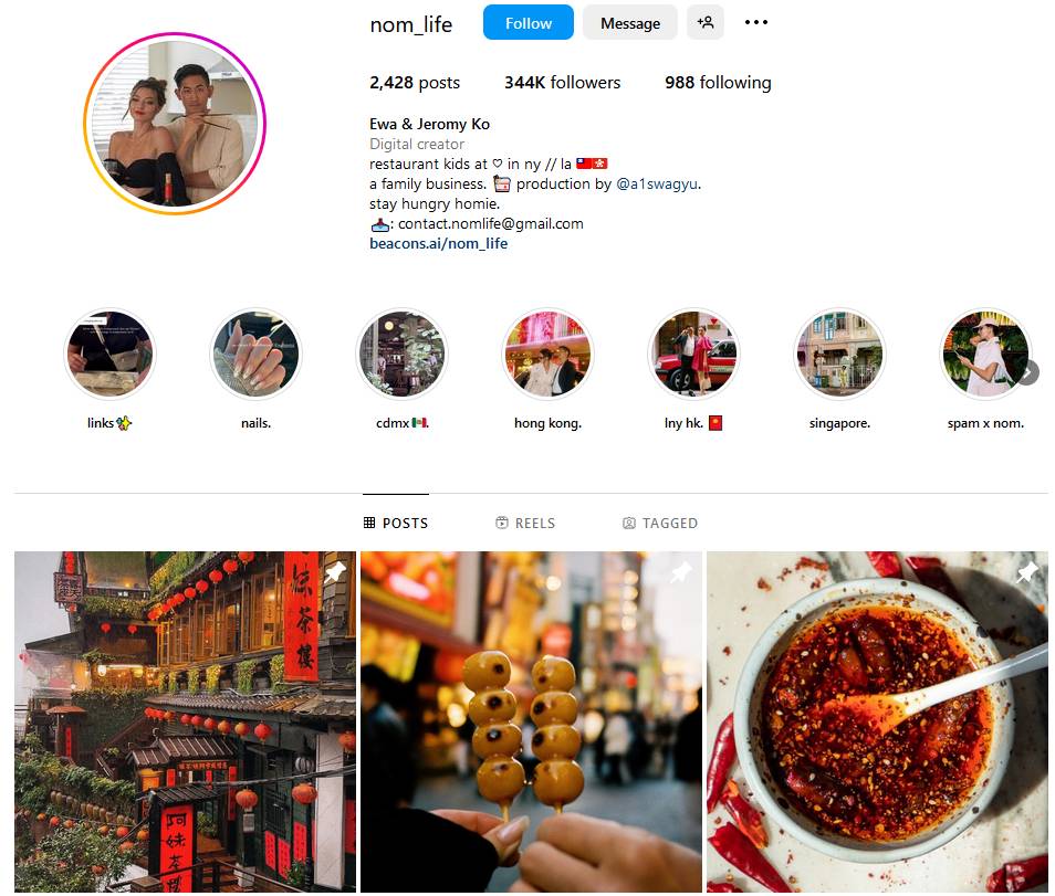 Top 30 Food Influencers in Los Angeles - inBeat Agency