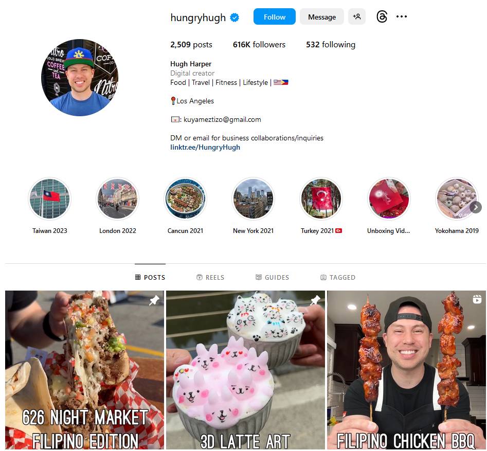 Top 30 Food Influencers in Los Angeles - inBeat Agency