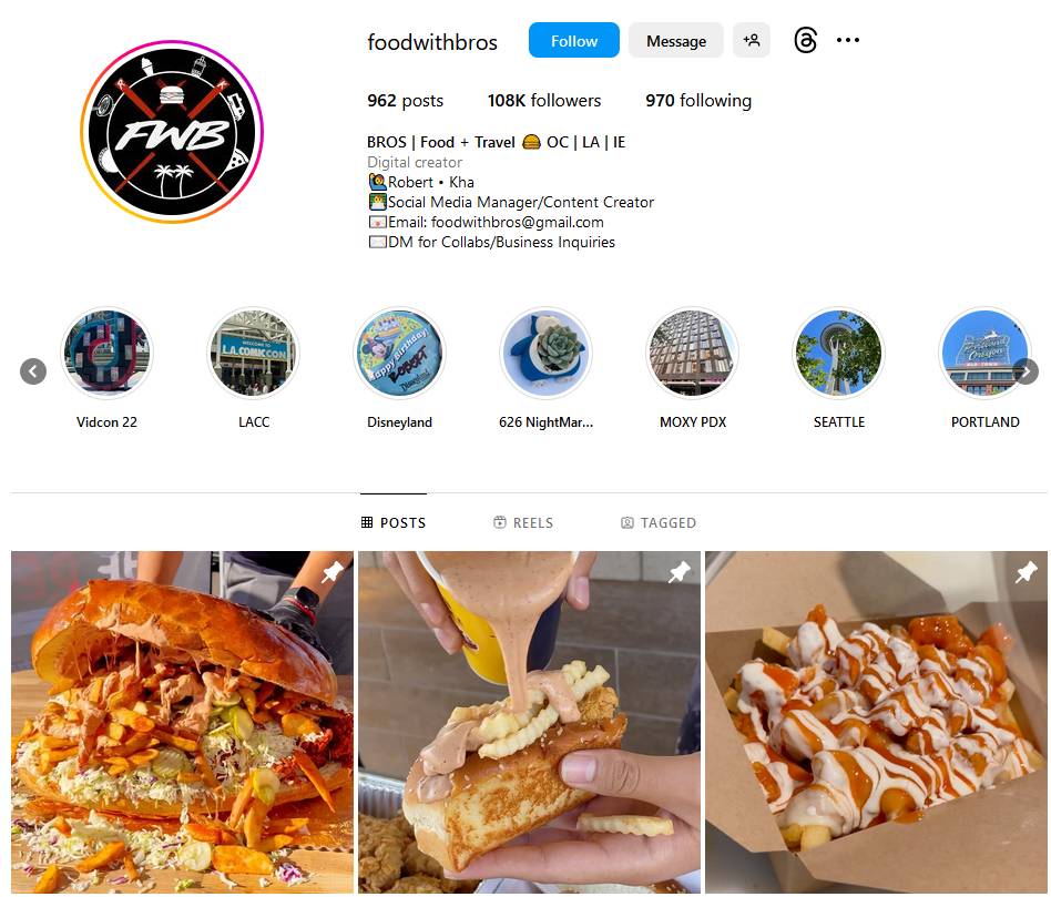 Top 30 Food Influencers in Los Angeles - inBeat Agency