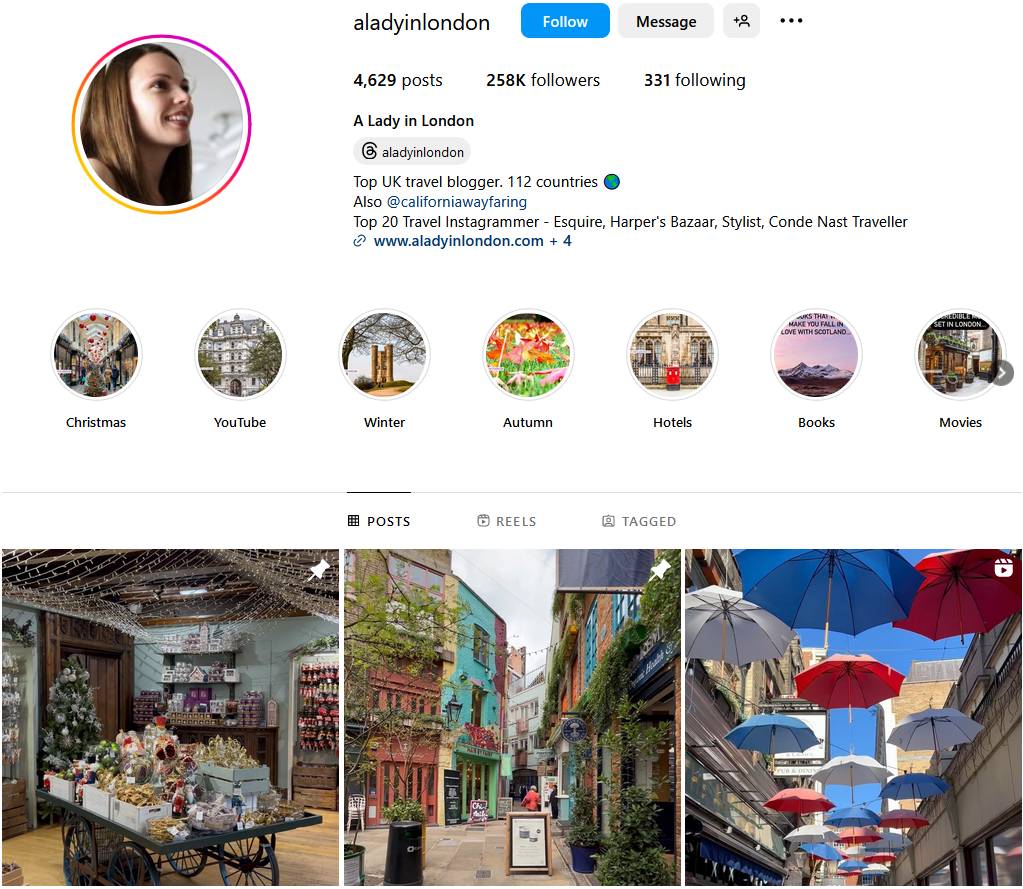 Top 30 Instagram Influencers in London - inBeat Agency
