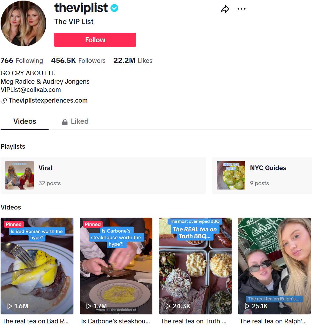 Top 30 TikTok Influencers in New York - inBeat Agency