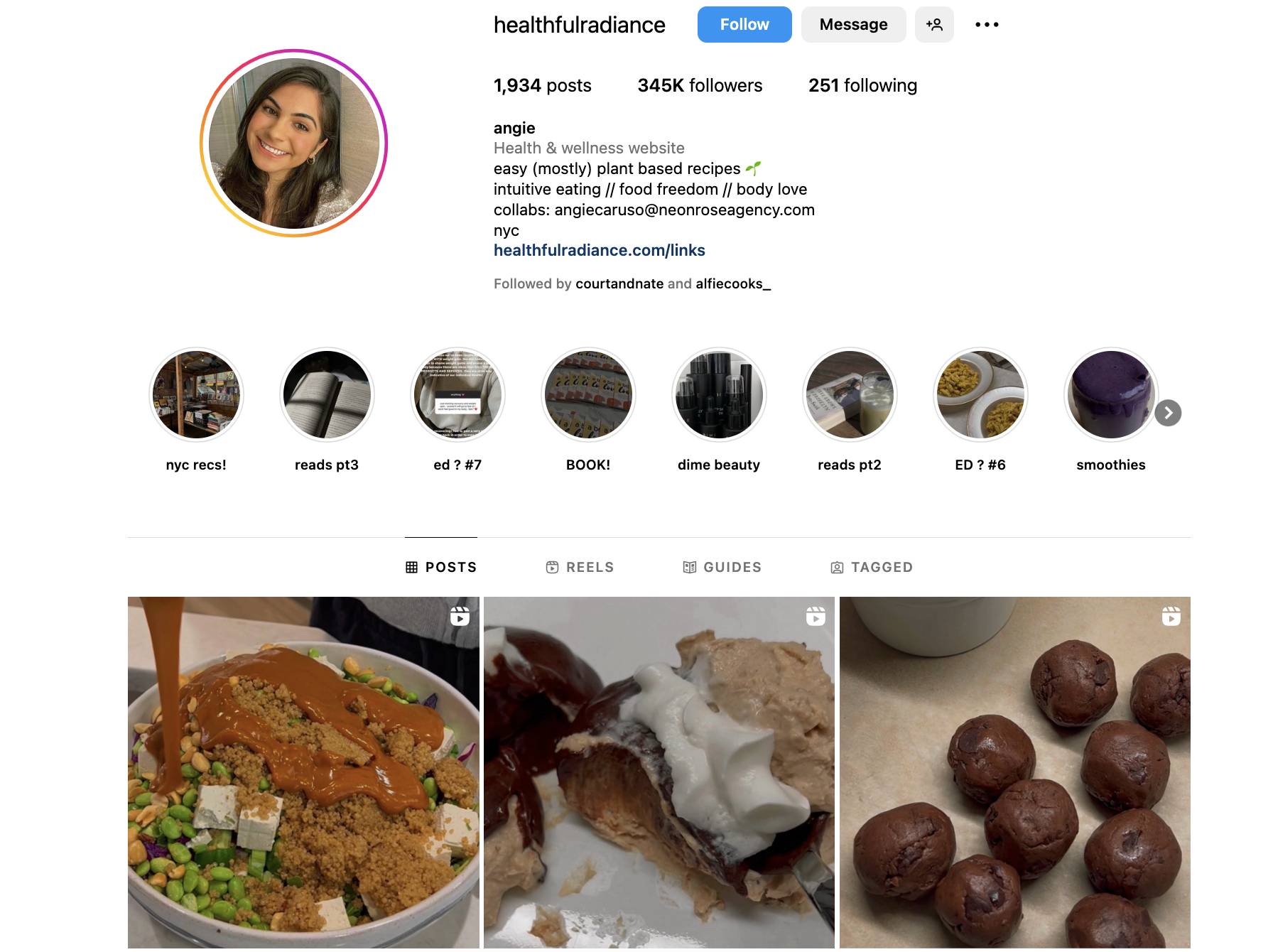 21 Top Health & Wellness Instagram Influencers in New York [Macro, Micro and Nano] - inBeat Agency