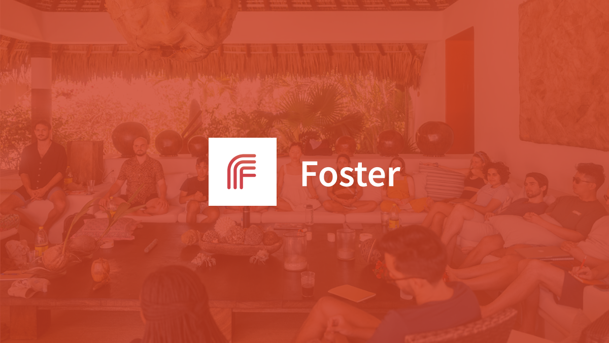 Foster — Experience the joy of writing for its own sake
