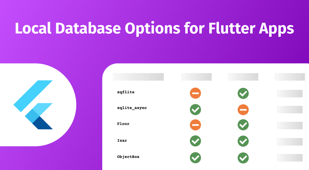 Demystifying Flutter's Local Database Options: A Comprehensive Summary