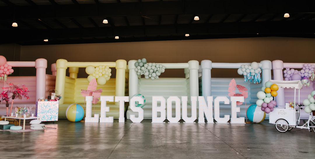 Let's Bounce Styled Shoot | Hangar 21