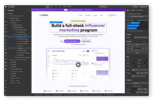 Flowtrix - SaaS Webflow Revamp Agency