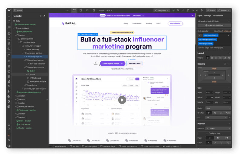 Flowtrix - SaaS Webflow Revamp Agency
