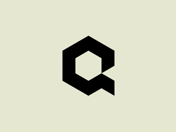 Black Letter K Monochromatic Sharp Logo Example Koll Guitars