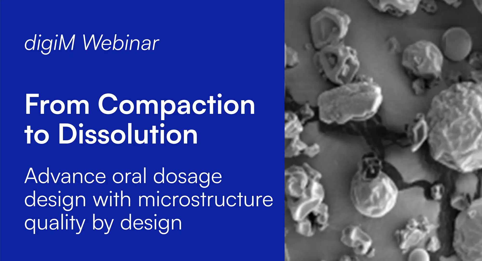 digiM Webinar: From Compaction to Dissolution - DigiM Solution