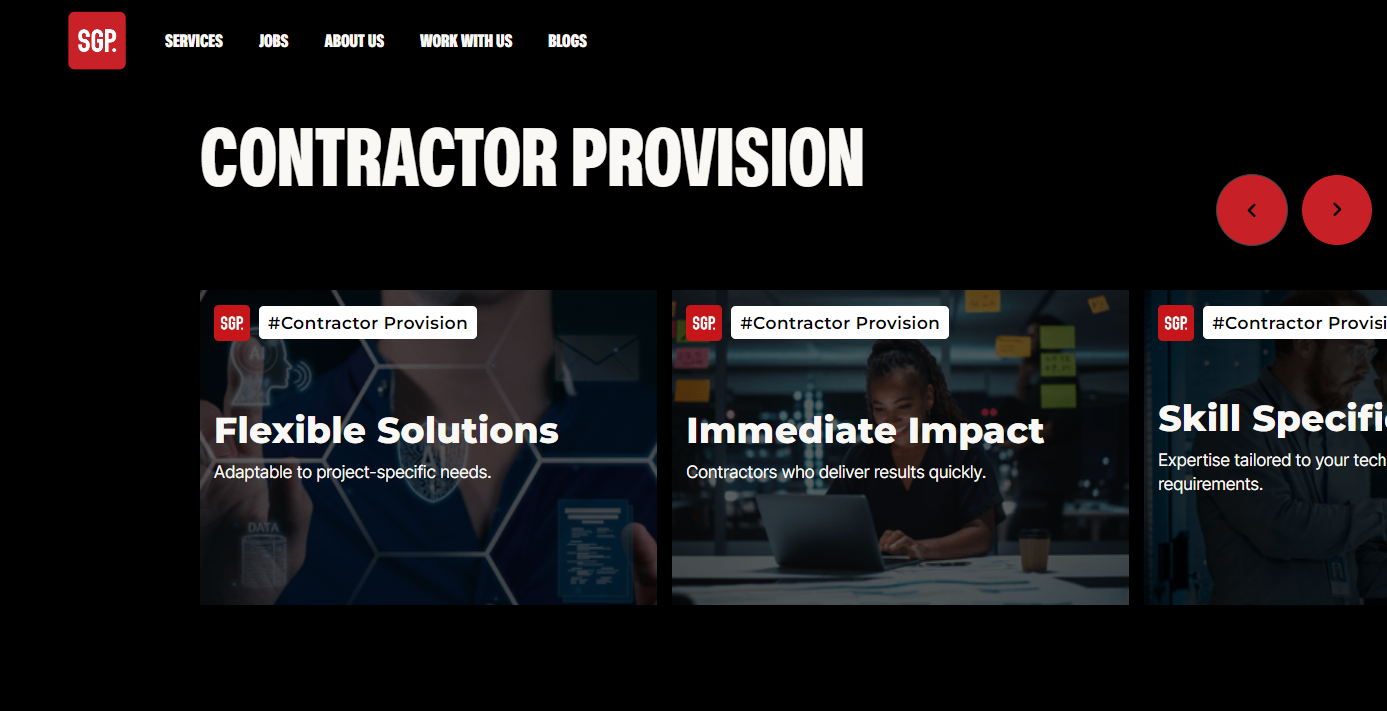 Expert Tech Contracting for IT & Engineering | SGP Technology