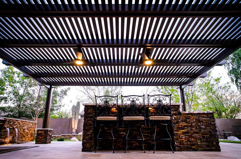 Louvered Roof System and Shade Structures in Phoenix | ShadePlus