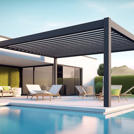 Louvered Roof System and Shade Structures in Phoenix | ShadePlus