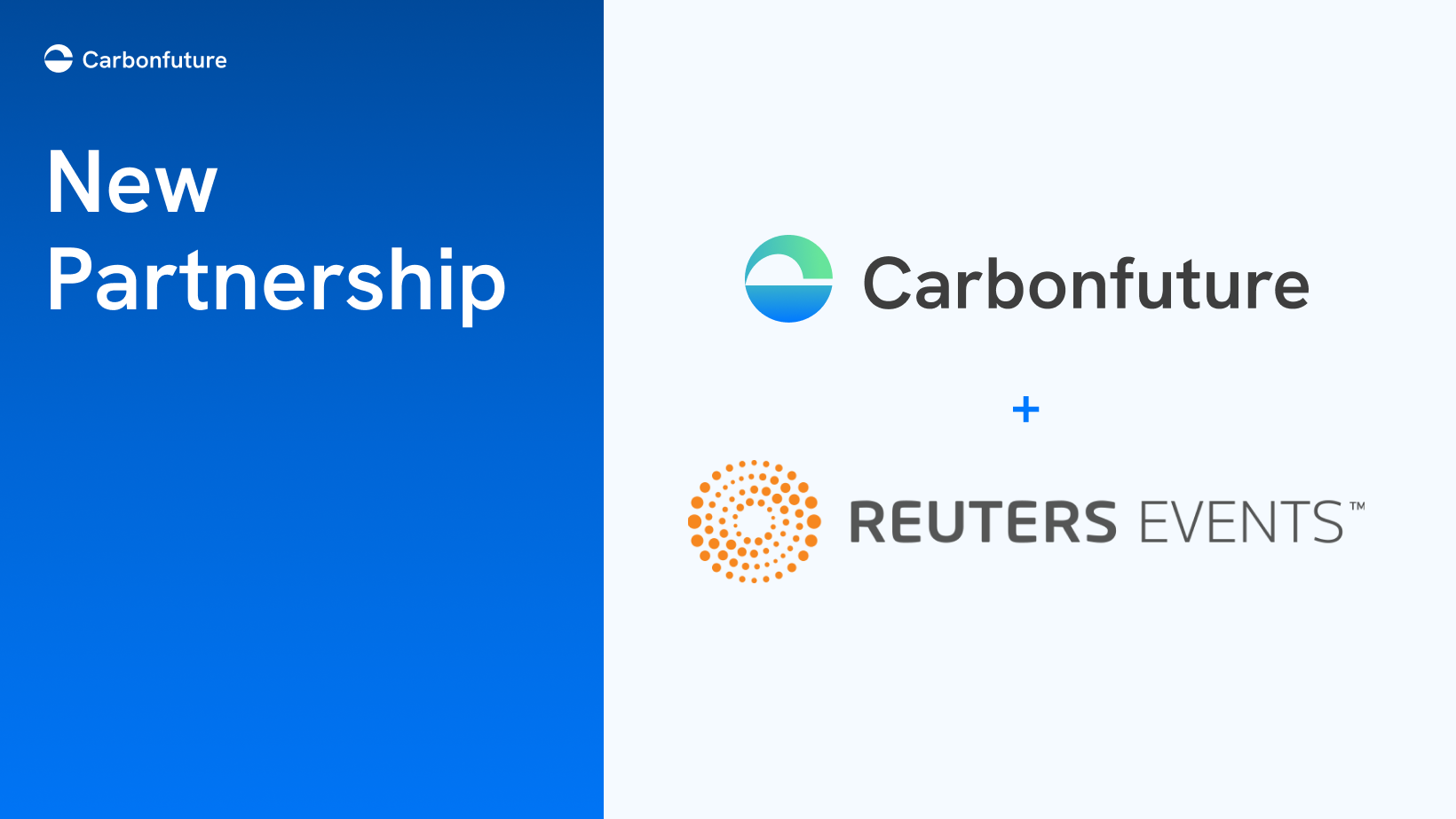 Carbonfuture and Reuters Events Announce Exclusive Partnership for ...